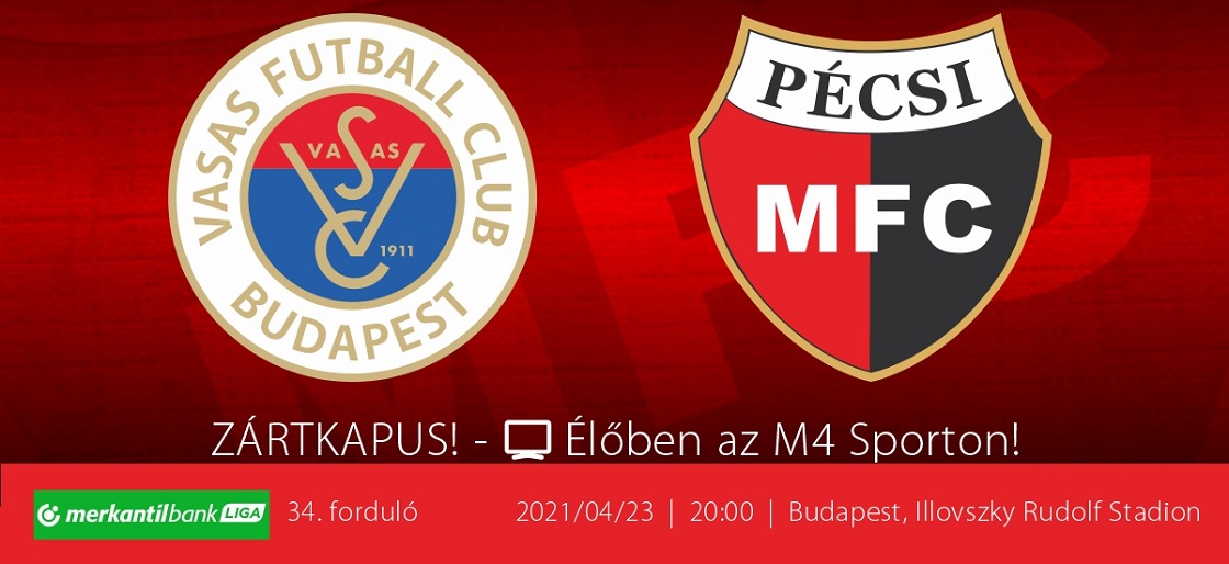 Élőben az M4 Sporton: Vasas FC – PMFC | PMFC