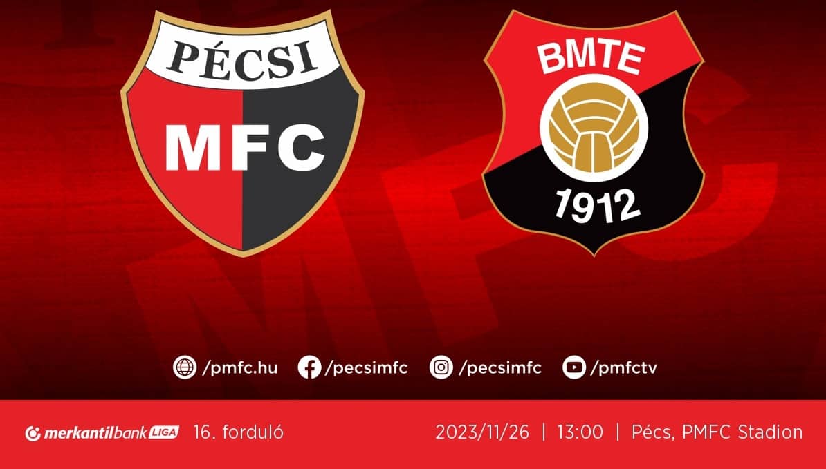 Élőképes közvetítés: PMFC – Budafoki MTE | PMFC